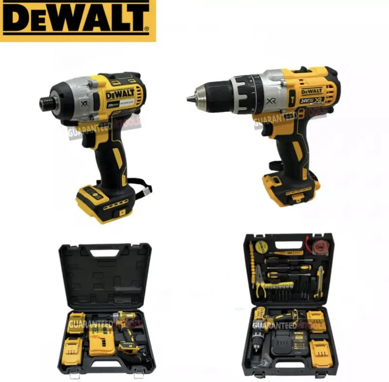 ΑΤΣΑΒΙΔΟ+ΠΑΛΜΙΚΟ ΚΑΤΣΑΒΙΔΙ DEWALT 24vLI-ION +5ΜΠΑΤΑΡΙΕΣ SET BRUSHLESS ...